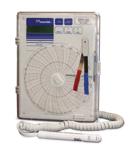 Temperature Humidity Dew Point Circular Chart Recorder Model 14013
