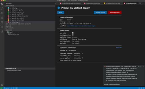Svt Codewind Doesnt Stop If A New Container Is Starting Between The Collection Of The