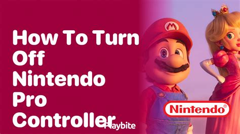 How To Turn Off Your Nintendo Pro Controller Playbite