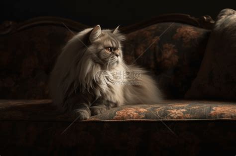 可爱的的波斯猫插画图片下载 正版图片600075124 摄图网