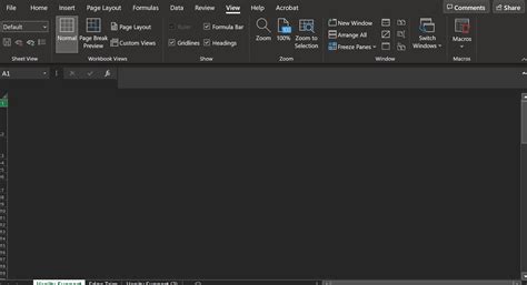 Microsoft Excel Sheets Become Black Super User