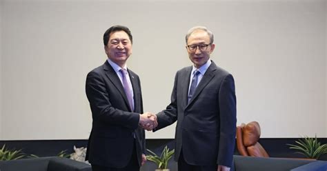 김기현 대표 이명박 전 대통령 예방