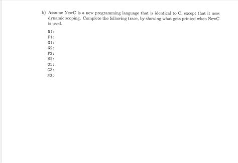 Solved 2 Consider The Following Program Written In C Int