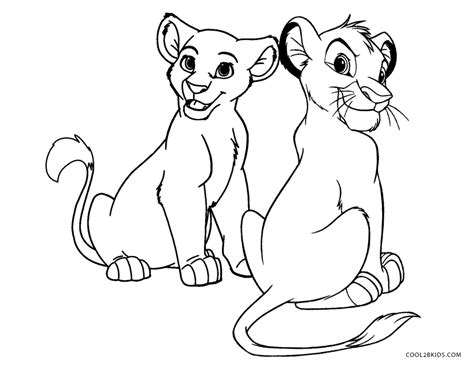 Dibujos De Rey León Para Colorear Páginas Para Imprimir Gratis