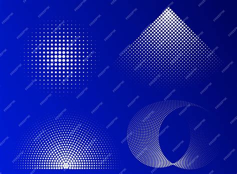 Premium Vector Abstract Halftone Dots Background Design