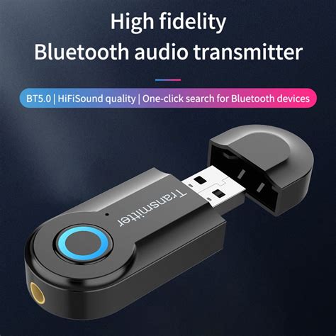 Usb Bluetooth Transmitter Wireless Audio Adapter 5 0 Tv Computer Bluetooth Transmitter Walmart