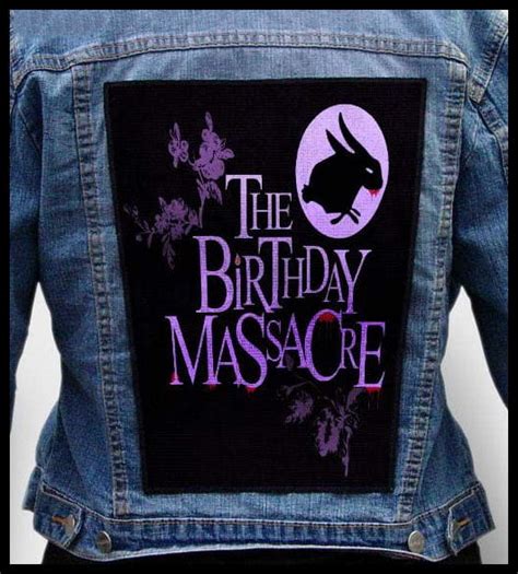 The Birthday Massacre Backpatch Back Patch