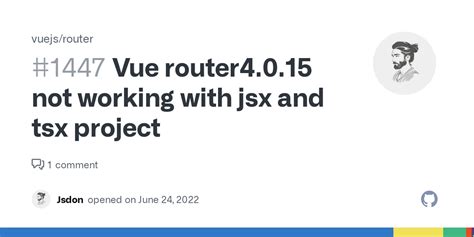 Vue Router Not Working With Jsx And Tsx Project Issue Vuejs Router GitHub