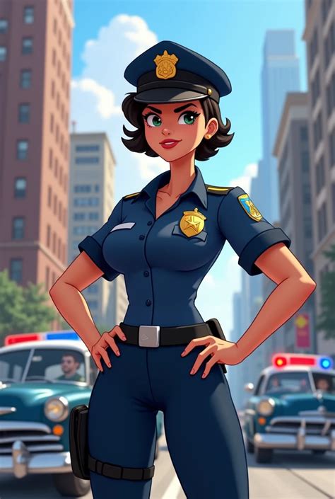 Woman Police Animation Seaart Ai