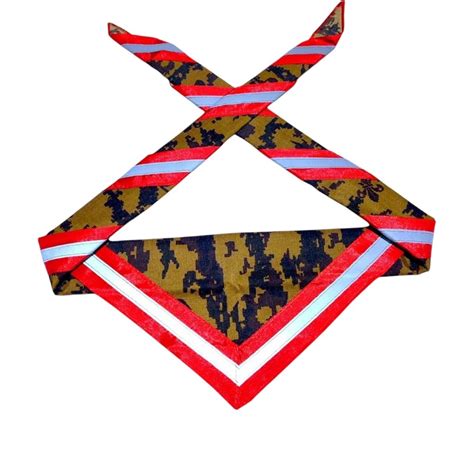 Jual Scraft Loreng Pramuka Menyala Scrap Pramuka Loreng Scraft