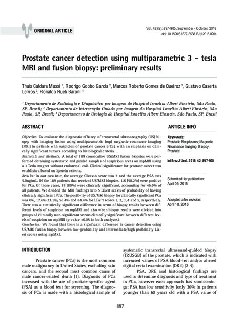 Pdf Prostate Cancer Detection Using Multiparametric 1h Mri
