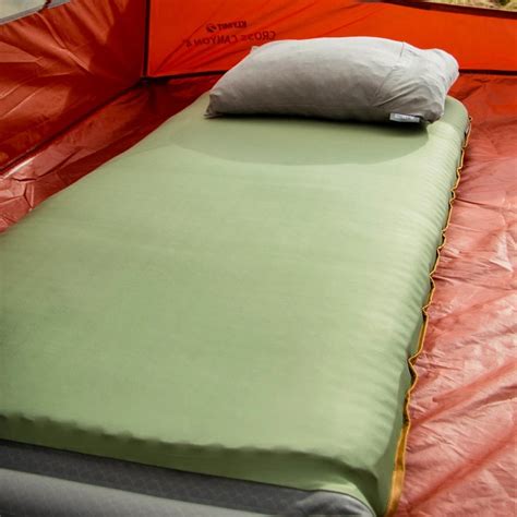 Надувной коврик KLYMIT Klymaloft Regular (06KLGR01C) зелёно-серый