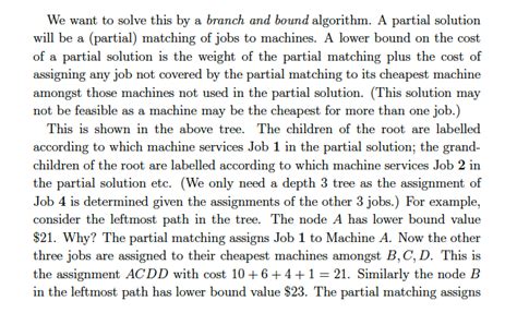 solved 6 branch and bound machine scheduling 1 2 3 4 a