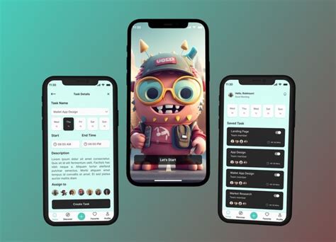 Task Management App Ui Kit Figma
