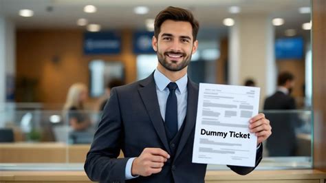 Embassy Approved Dummy Ticket For Visa Instant Safe And Ver