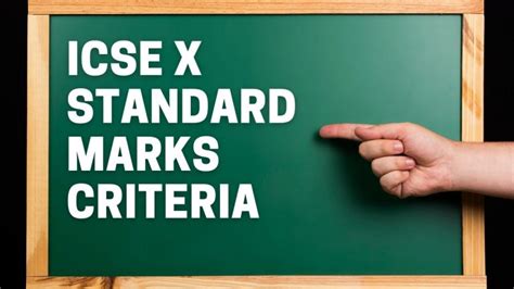 Icse X Standard Marks Criteria