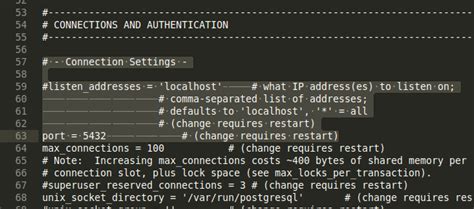 Postgresql “new Server Registration” Connection Problem On Ubuntu
