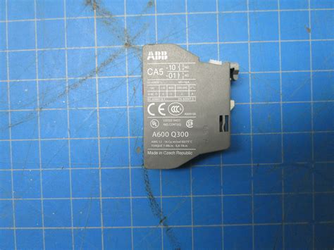 Abb Ca5 10 1 No 690v Auxiliary Contact Block