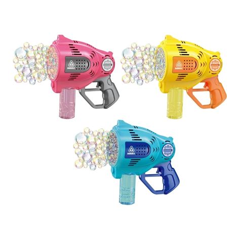 Space Bubble Machine Handheld Bubble Maker With 57 Holes Assorted Colors Styles May Vary