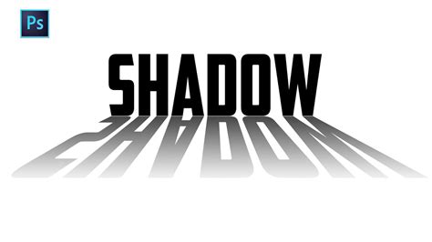 Shadow Text Effect Photoshop Photoshop Tutorial Youtube