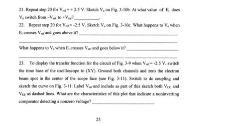 Solved Procedure D Noninverting Voltage Level Detector 19