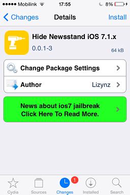 How To Remove Newsstand Icon From IOS X And X