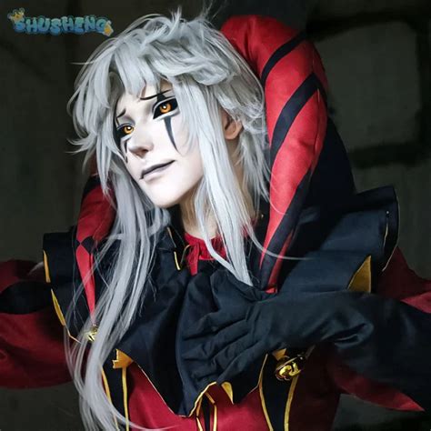 2025 Game Freak Cos Circus Role Play Clown Uniform Pierrot Cosplay