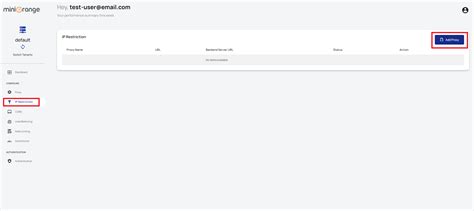 Setup Ip Restriction