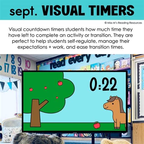 Classroom Management Visual Timers September Time Management Digital Resources