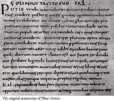 Pliny The Younger The Eruption Of Mount Vesuvius