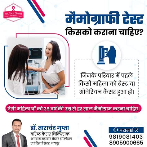 Who Should Get Mammography Test Done Doctor Salah