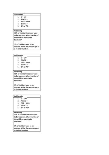 Year 5 Higher Ability Maths Intervention Week 1 Teaching Resources