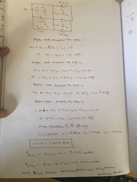 Please Do Parts B D 2 Consider The Circuit Shown Below 02i 7 2 4Ω