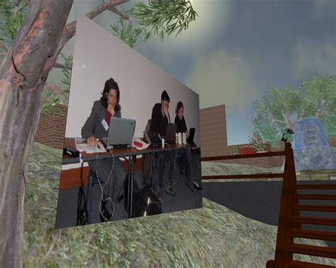 Learnscope Workshop In Second Life Feeding Flickr Images I Flickr