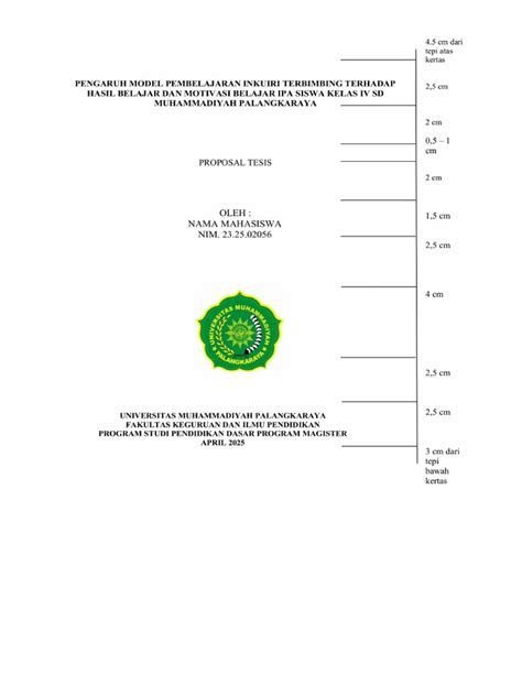 Template Proposal Tesis Mahasiswa Pdf