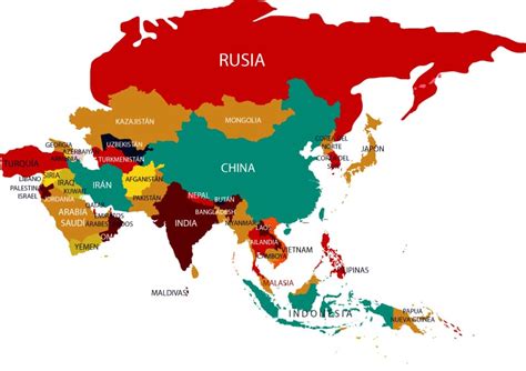 Paises Que Forman Asia Vostan