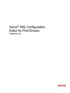 Xerox XML Configuration Editor For Print Drivers Xerox Xml Configuration Editor For Print
