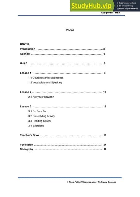 Assignment M R 1 Pdf