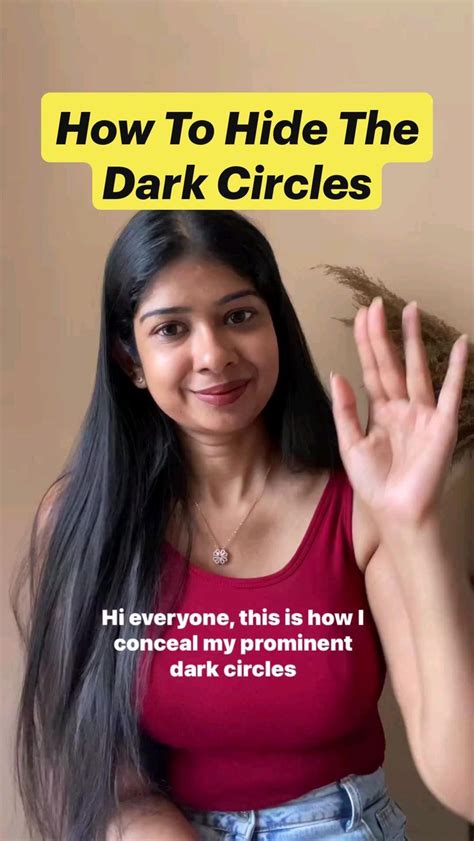 How To Hide The Dark Circles Makeup Tutorial