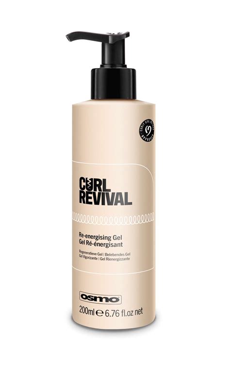 Osmo Curl Revival Re Energising Gel 200ml Professional Hair Styling Products Professional