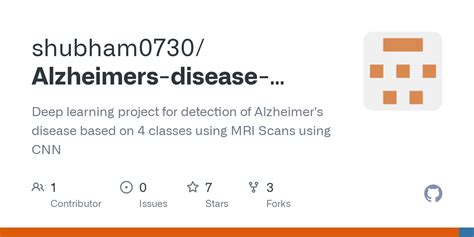 Github Shubham0730 Alzheimers Disease Detection Deep Learning Project For Detection Of
