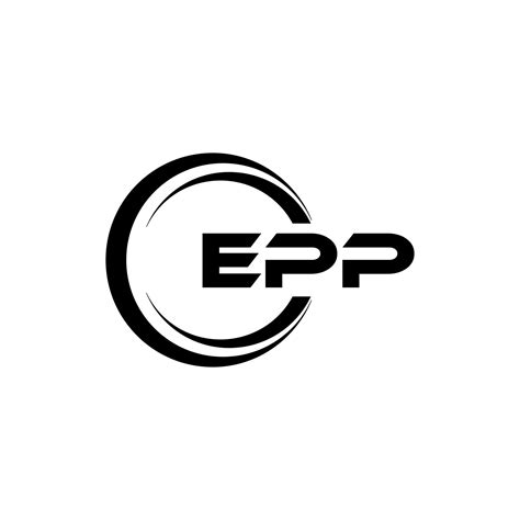 Epp Letter Logo Design In Illustration Vector Logo Calligraphy