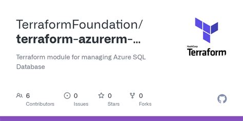 Github Terraformfoundationterraform Azurerm Mssql Database Terraform Module For Managing