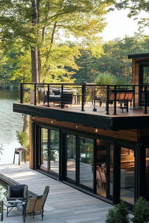 Converted Boathouse With Rooftop Deck On A Beautiful Lake Check Out