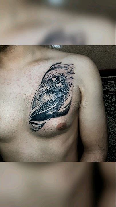 کاور تتو نوشته با این طرح شیک عقاب🔥🤟 Tatoo تاتو Iran Tattoo تتو