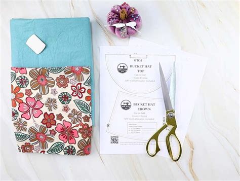 How To Make A Bucket Hat Reversible Bucket Hat Pattern VIDEO Hello Sewing