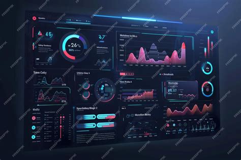 Toolkituiux Dashboard Infographic Template With Big Data Visualization
