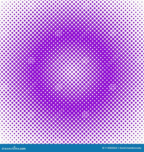 Abstract Geometric Halftone Circle Pattern Background Vector Illustration Stock Vector
