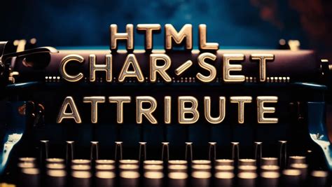 Html Charset Attribute Codetofun