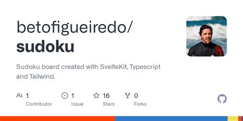 github betofigueiredo sudoku sudoku board created with sveltekit typescript and tailwind